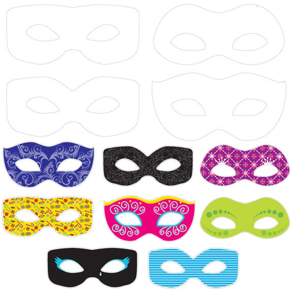 Masks - Clip Art - Personal And Commercial Use on Luulla